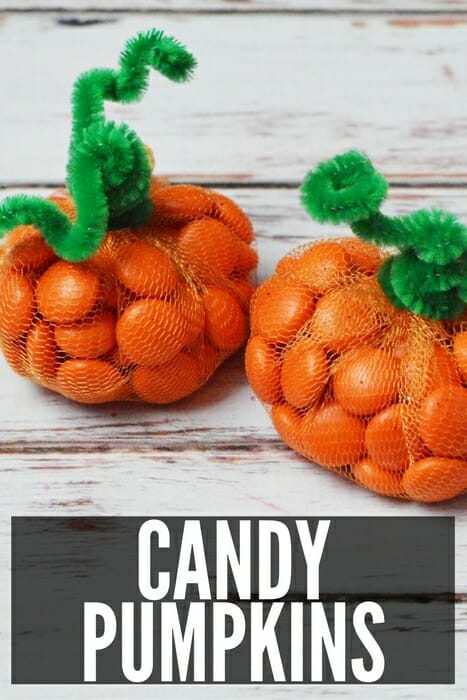 DIY Candy Pumpkins - Perfect Halloween Party Favor