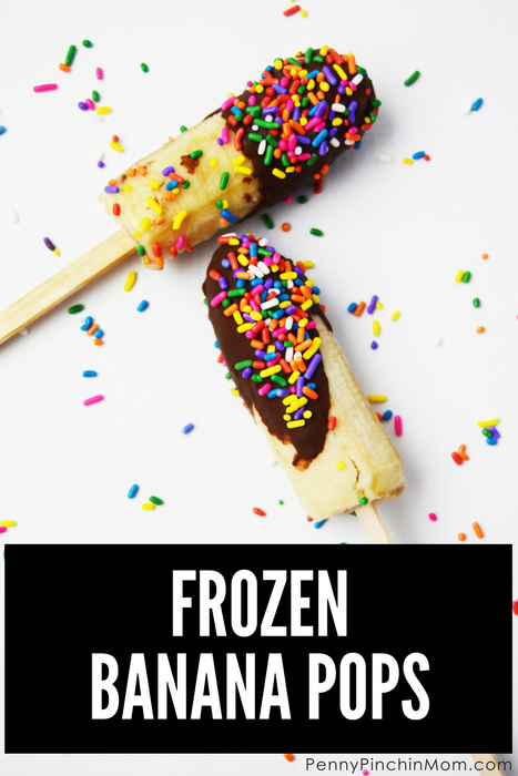 Frozen Banana Pops | The perfect summer treat for a hot day!