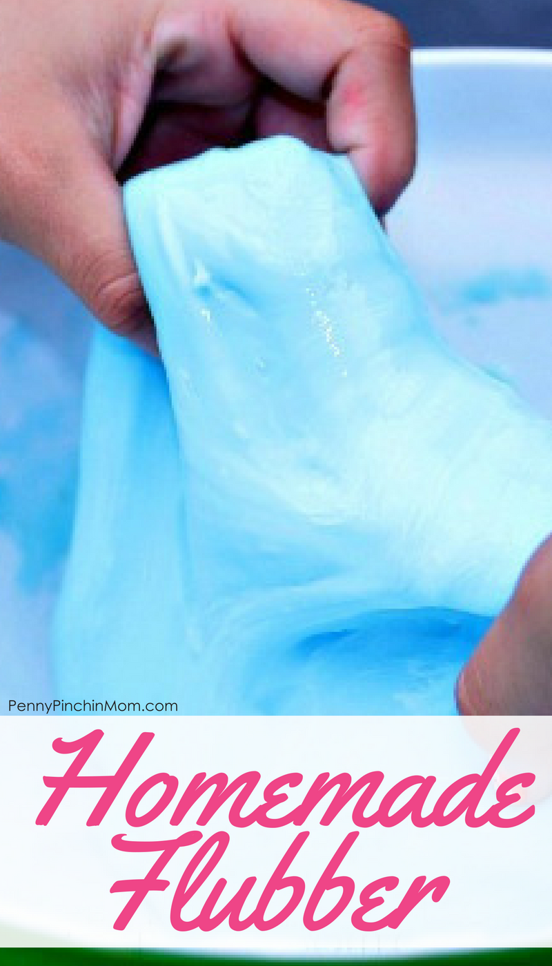 Easy Homemade Flubber (aka Slime or Gak) For Kids