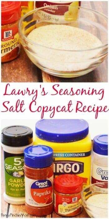 Copycat Recipe - Lawry's Seasoning Salt Made Yourself