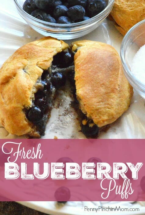 Fresh Blueberry Puffs