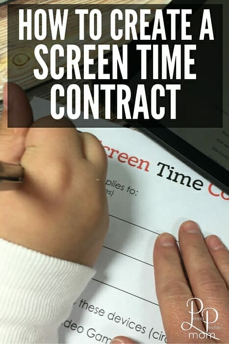 How to Create a Screen Time Contract For Online Safety