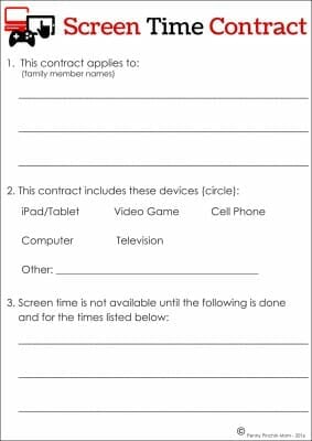 How to Create a Screen Time Contract For Online Safety
