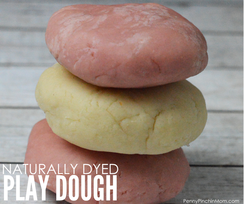 Naturally Dyed Play Dough - Made without Chemicals