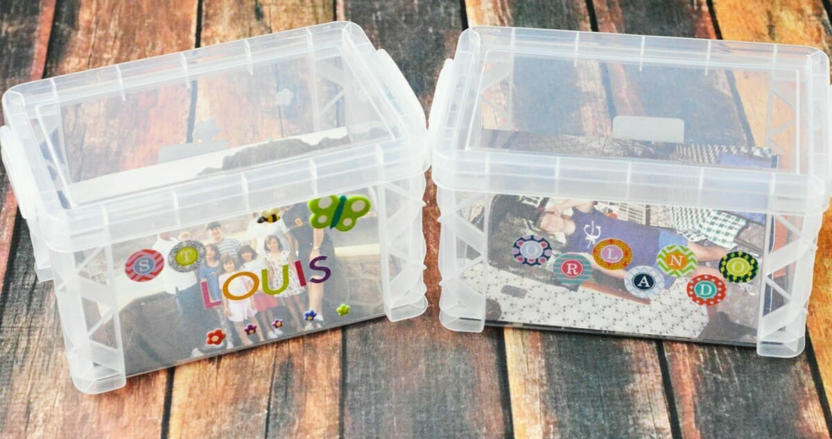 Easy Photo Storage Boxes
