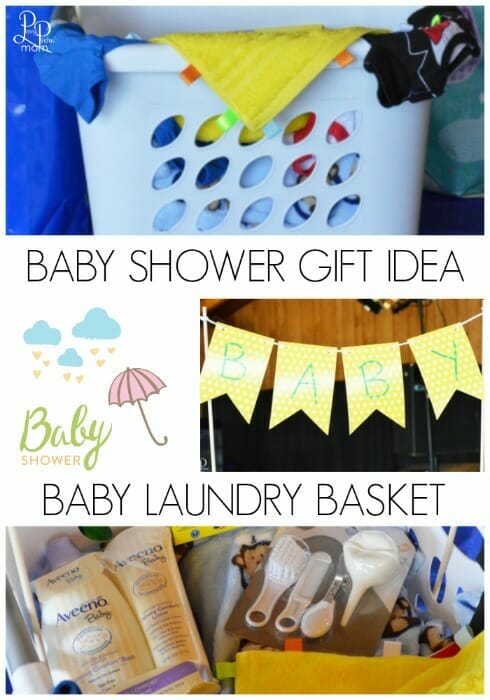 Baby Shower Gift Idea: Easy Baby Laundry Basket Gift