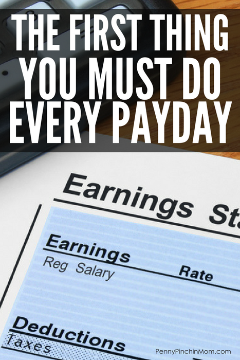 The One Thing You Must Do Every Single Pay Day