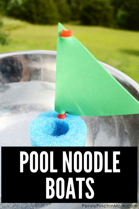 DIY Pool Noodle Boats | An easy summer kids DIY!